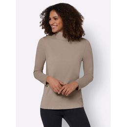 WITT WEIDEN Rollkragen-Shirt in sesam | Gr.: 36