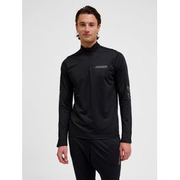 Hummel Halbrei&szlig;verschluss Jacke Hmlte Strength Multisport Herren in BLACK | Gr.: L
