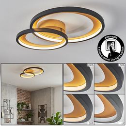 hofstein Baiyin Deckenleuchte LED Gold, Schwarz, 1-flammig