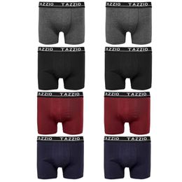 Tazzio Herren Boxershorts 8er Pack BS1000 (Mix Farben, S) | Gr.: 4xl