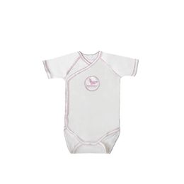 Petit Amour Babybody "Ming" f&uuml;r Fr&uuml;hchen, Kurzarm in Creme | Gr.: 56