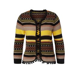 CR&Eacute;ATION L creation L Strickjacke in bunt-gemustert | Gr.: 38