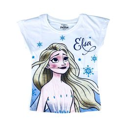 T-Shirt Disney Frozen Elsa in Wei&szlig; | Gr.: 92