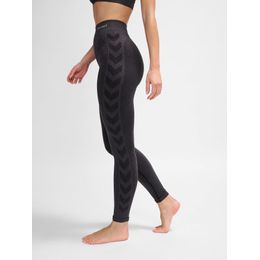 Hummel Leggings Hmlci Damen in BLACK MELANGE | Gr.: S