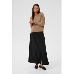 Kaffe Strickpullover KAniel Baggy fit in Toasted Coconut Melange | Gr.: xs