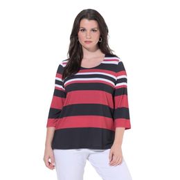 Ulla Popken Shirt in salsa | Gr.: 50-52