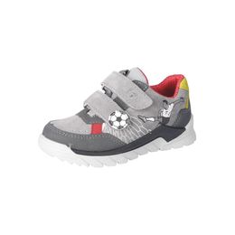 Ricosta Kindergarten Klett Halbschuh/Sneaker in grau | Gr.: 27
