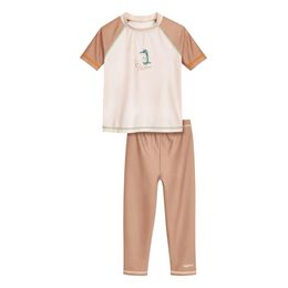 Playshoes UV-Schutz Bade-Set Wildtiere 1/2 Arm und Legging in braun | Gr.: 86/92