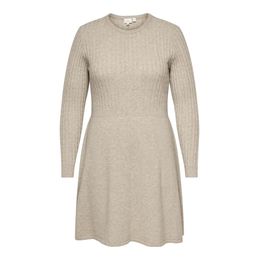 Only Carmakoma Strickkleid in Weathered Teak | Gr.: 50-52