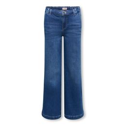 KIDS Only Jeans mit weitem Bein in Light Medium Blue Denim | Gr.: 134