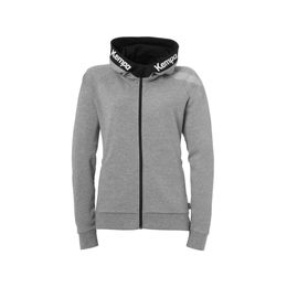 Kempa Kapuzenjacke Core 26 Women in dark grau melange | Gr.: L