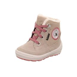 Superfit Winterstiefel GROOVY 2.0 in Beige/Rosa | Gr.: 30