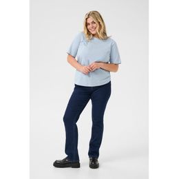 Kaffe curve T-shirt KCmerisa Regular fit in Soft Chambray | Gr.: XL