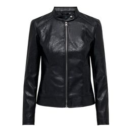 Jacqueline de Yong JDY Kunstlederjacke in Black | Gr.: 42
