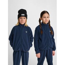 Hummel Rei&szlig;verschluss Jacke Hmljr Fleece Jungen in DRESS BLUES | Gr.: 128