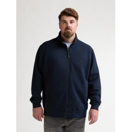 PETROL INDUSTRIES L&auml;ssige Strickjacke Plus Size Rumbo in Blau | Gr.: 4XL