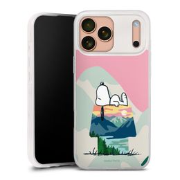 DeinDesign iPhone 17 Pro Max Handy Slim Case Silikon Handyh&uuml;lle transparent H&uuml;lle extra d&uuml;nn Official Licensed Product Peanuts Snoopy Silikon Slim Case