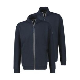 Lerros Sweatjacke Basic in Navy | Gr.: XXL