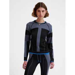 Hummel Top Raglan&auml;rmel Hmlseamless Damen in BLACK | Gr.: XL/XXL