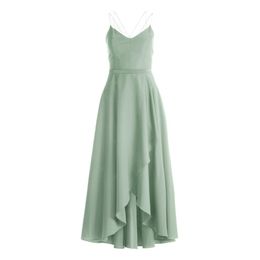 Vera Mont Abendkleid mit Volant in Foggy Green | Gr.: 38