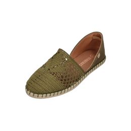 VERBENAS Espadrilles CARMEN CROCHET LINO PARIS in braun | Gr.: 40