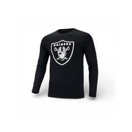 Fanatics Shirt Las Vegas Oakland Raiders Longsleeve in Schwarz | Gr.: M