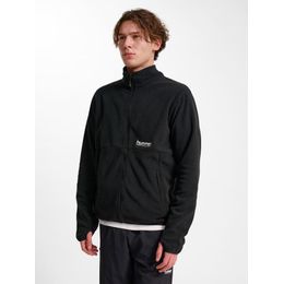 Hummel Rei&szlig;verschluss Jacke Daumenl&ouml;cher Hmlpulse Herren in BLACK | Gr.: XL