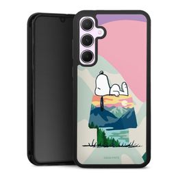 DeinDesign Galaxy A55 5G Handy Gallery Case Handyh&uuml;lle 9H Geh&auml;rtetes Glas R&uuml;ckseite H&uuml;lle Official Licensed Product Peanuts Snoopy Gallery Case