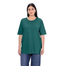 Ulla Popken Shirt in petrol | Gr.: 58-60
