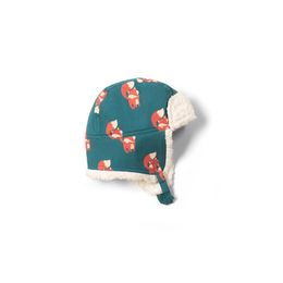 Little Green Radicals Sherpa-Fleece-M&uuml;tze in Blau | Gr.: 48 cm
