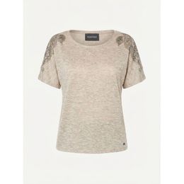 KOROSHI Damen Tshirt in beige | Gr.: xs