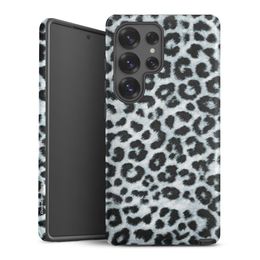 DeinDesign Galaxy S25 Ultra Handy Panzer Handyh&uuml;lle robuste Outdoor H&uuml;lle Schutzh&uuml;lle matt Leo Print Fur Animal Look Tough Case