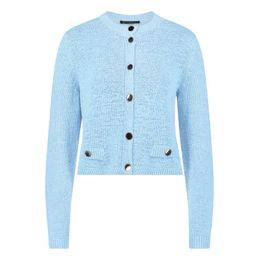 Betty Barclay Strick-Cardigan mit aufgesetzten Taschen in Powder Blue | Gr.: 40