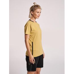 Hummel T-Shirt Raglan&auml;rmel Hmlcima Damen in ANTIQUE GOLD | Gr.: XXL
