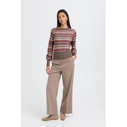 b. young Strickpullover BYMMORLA Regular fit in Roan Rouge Mix | Gr.: XXL