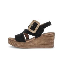 Gabor Keilsandalette in Schwarz | Gr.: 37