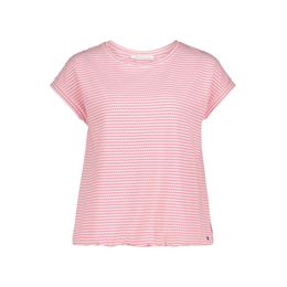 BETTY & CO BETTY & CO Casual-Shirt mit Gummizug in Pink/Cream | Gr.: XL