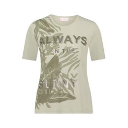 Betty Barclay Basic Shirt mit Aufdruck in Patch Khaki/Khaki | Gr.: 44