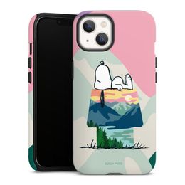 DeinDesign iPhone 13 Handy Panzer Handyh&uuml;lle robuste Outdoor H&uuml;lle Schutzh&uuml;lle matt Official Licensed Product Peanuts Snoopy Tough Case