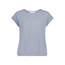 BETTY & CO BETTY & CO Casual-Shirt mit Gummizug in Dunkelblau/Wei&szlig; | Gr.: XL