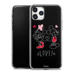 DeinDesign iPhone 11 Pro Handy Slim Case Silikon Handyh&uuml;lle transparent H&uuml;lle extra d&uuml;nn Disney Love Silikon Slim Case