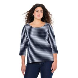 Ulla Popken Shirt in marine | Gr.: 54-56
