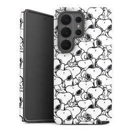 DeinDesign Galaxy S26 Ultra Handy Panzer Handyh&uuml;lle robuste Outdoor H&uuml;lle Schutzh&uuml;lle matt Peanuts Snoopy Muster Tough Case