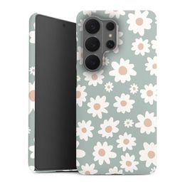 DeinDesign Galaxy S26 Ultra Handy Premium Case Smartphone Handyh&uuml;lle Schutzh&uuml;lle matt Daisy Muster Flowers Premium Case