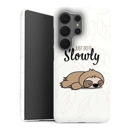 DeinDesign Galaxy S26 Ultra Handy Premium Case Smartphone Handyh&uuml;lle Schutzh&uuml;lle matt Animals Sloth Lazy Sunday Premium Case