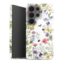 DeinDesign Galaxy S26 Ultra Handy Premium Case Smartphone Handyh&uuml;lle Schutzh&uuml;lle matt Flowers Bee Muster Premium Case