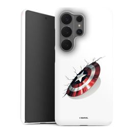 DeinDesign Galaxy S26 Ultra Handy Premium Case Smartphone Handyh&uuml;lle Schutzh&uuml;lle matt Captain America Official Licensed Product Marvel Premium Case