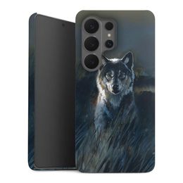 DeinDesign Galaxy S26 Ultra Handy Premium Case Smartphone Handyh&uuml;lle Schutzh&uuml;lle matt Wolf Painting Nature Premium Case