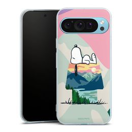 DeinDesign Google Pixel 9 Pro XL Handy Silikon H&uuml;lle Case transparent Handyh&uuml;lle Official Licensed Product Peanuts Snoopy Silikon Case