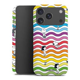 DeinDesign iPhone 17 Pro Handy Premium Case Smartphone Handyh&uuml;lle Schutzh&uuml;lle matt Snoopy Muster Peanuts Premium Case